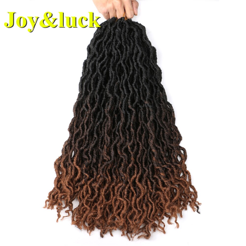 Joy&luck Nu Locs 18inch 24 Strands Goddess Faux Lo... – Grandado