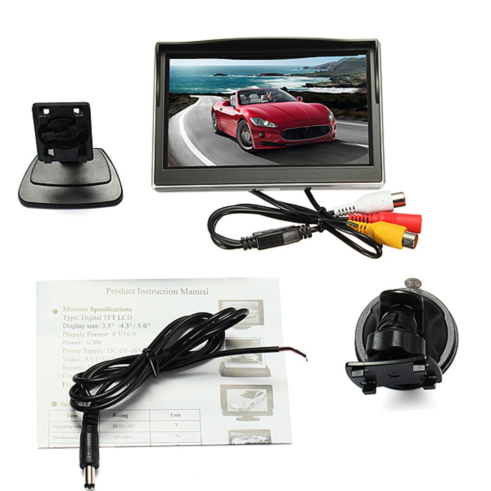 Franchise 5'' TFT LCD Car Monitor Display Waterpro... – Vicedeal