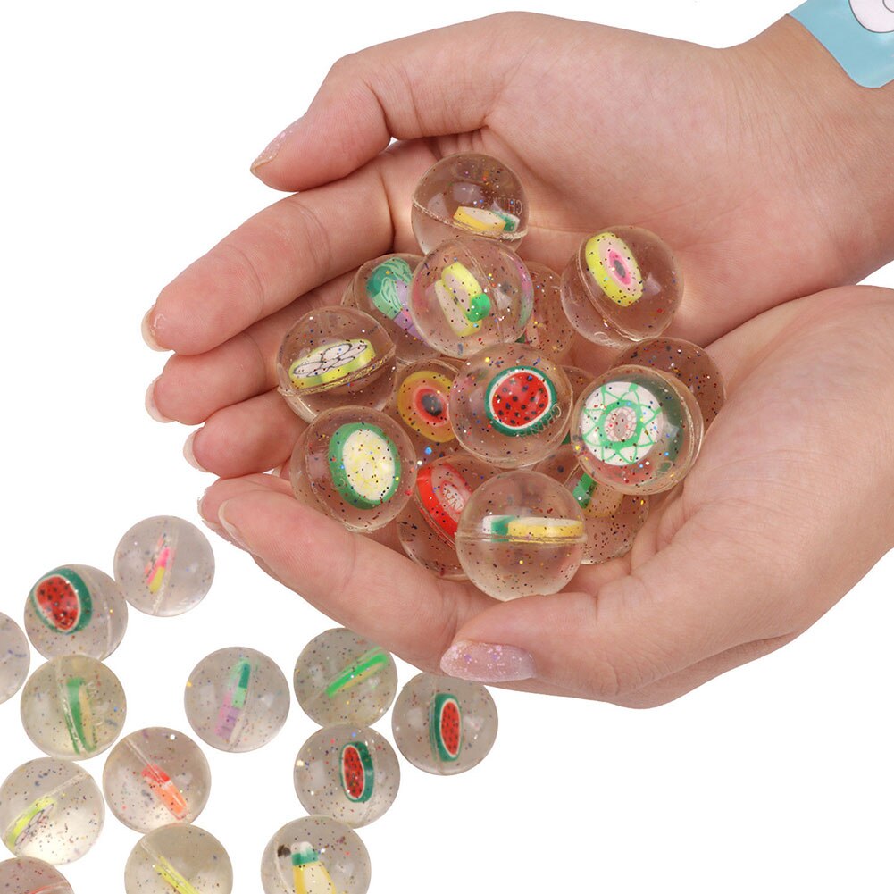 24pcs Favorite Rubber Clear Birthday Party Balls B... – Grandado