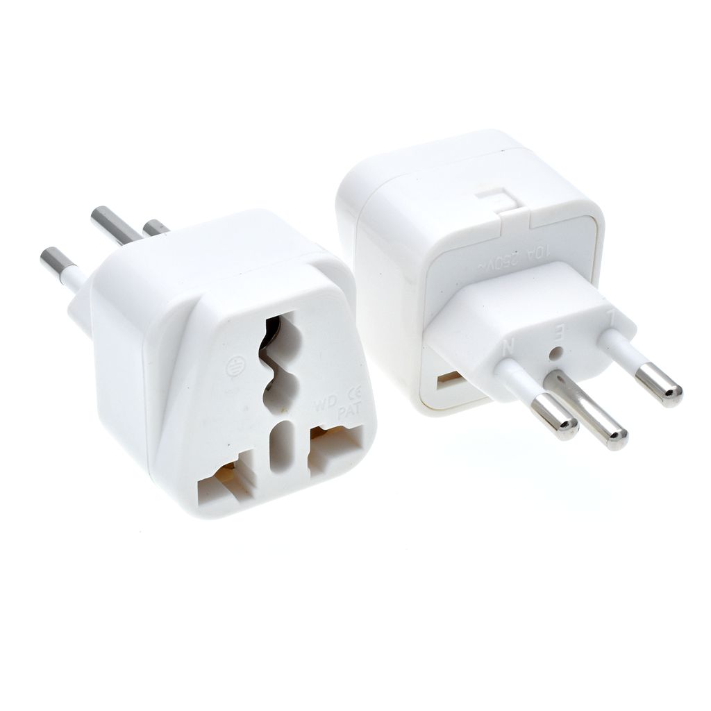 3pin Brazilian AC Power Plug UK/US/EU To Brazil Br... – Grandado