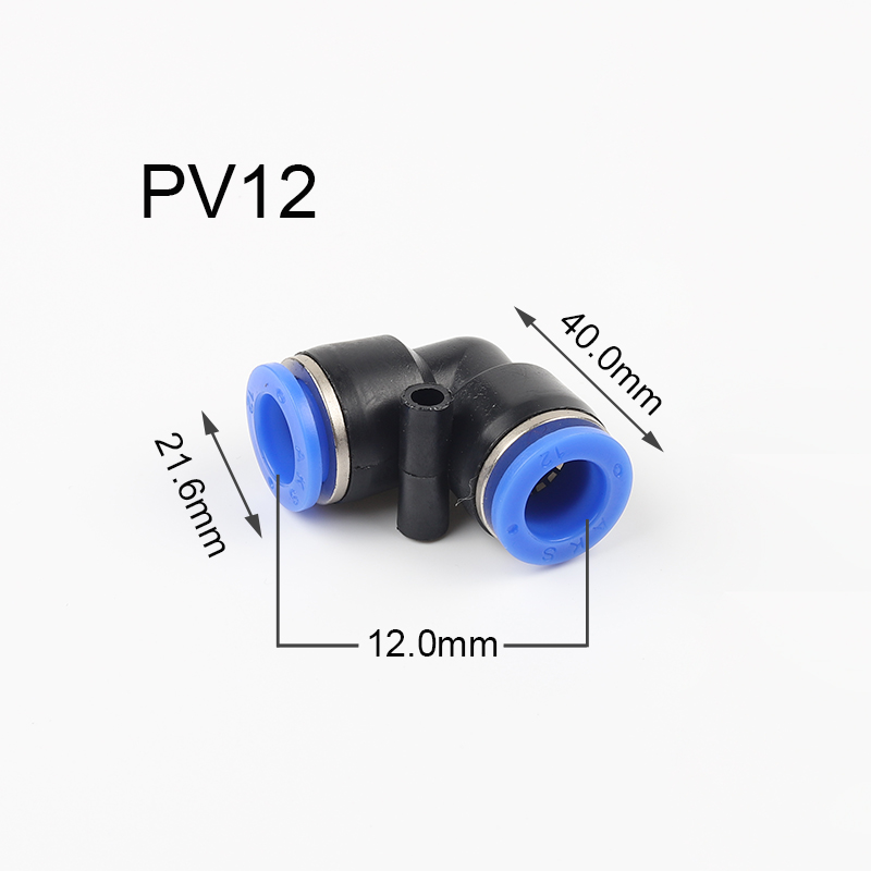 PV L Shaped Elbow Pneumatic Fittings 4/6/8/10/12/1... – Vicedeal