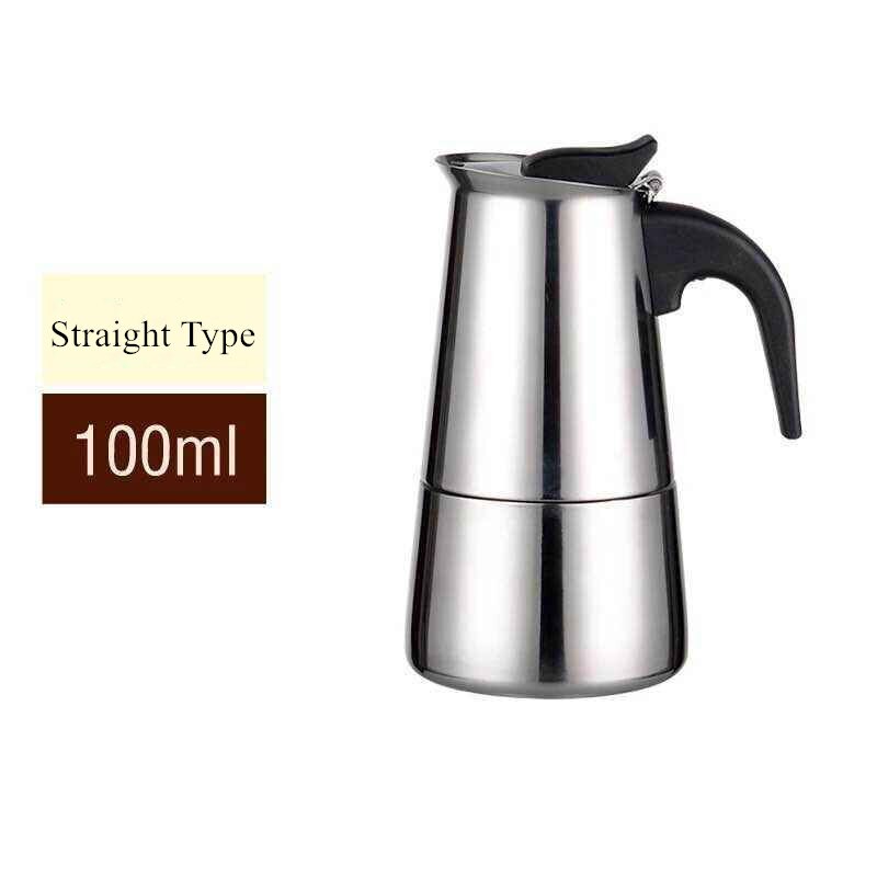 Stainless Steel Italian Moka Pot Coffee Pot Europe... – Vicedeal