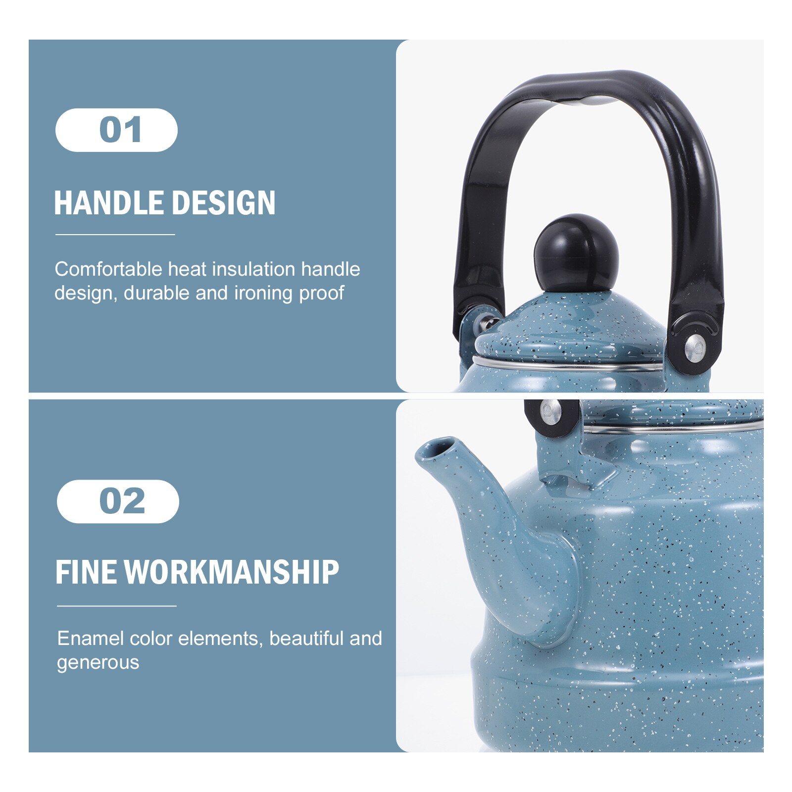 Pocking Pattern Teapot Household Tea Serving Pot T... – Grandado