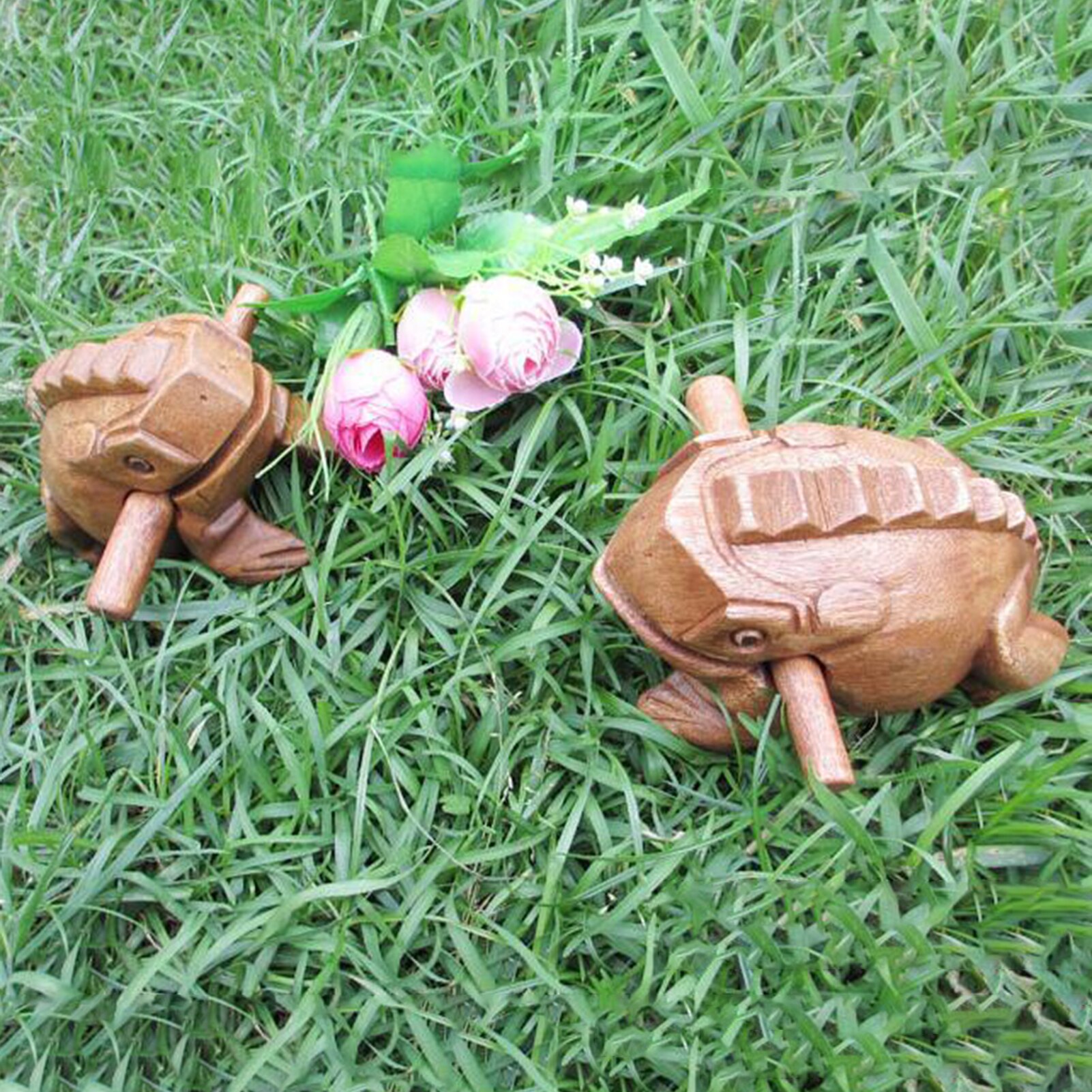 Wooden Lucky Frog Croaking Musical Instrument Tone... – Vicedeal