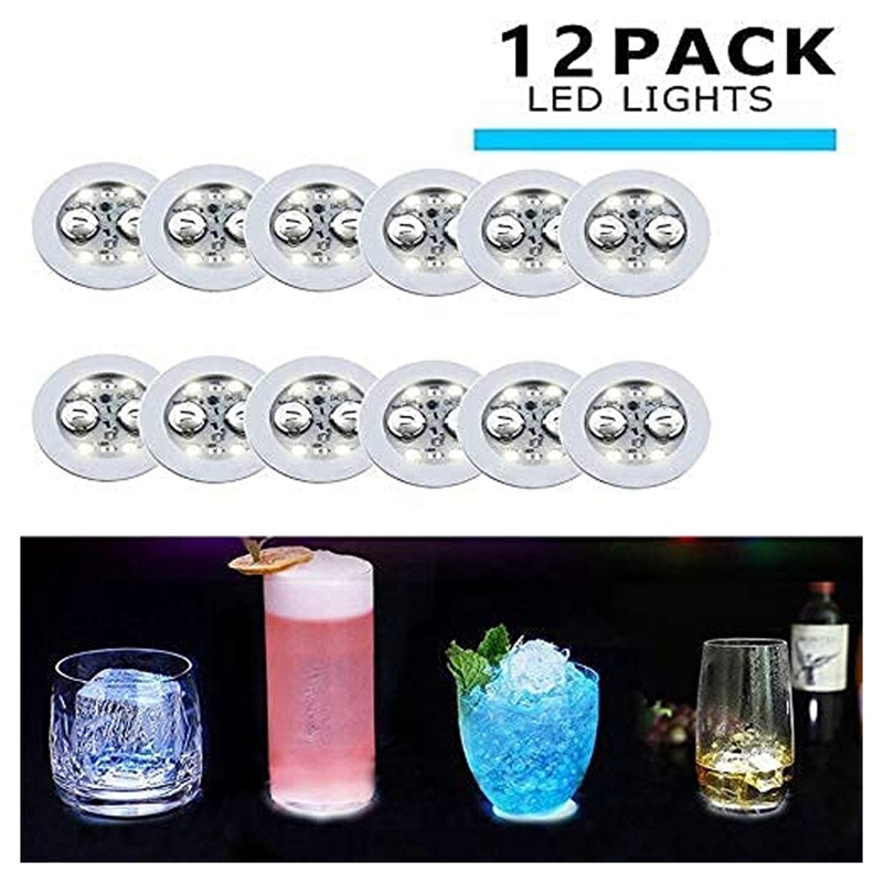 Led Coaster,12 Pack Licht Up Onderzetters, Led Fle... – Vicedeal