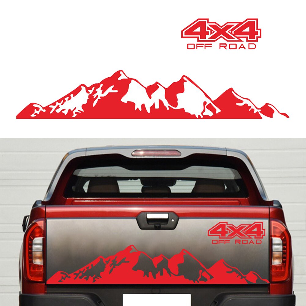 PVC Car Sticker Tree Decal Mountain Scene Forest V... – Vicedeal