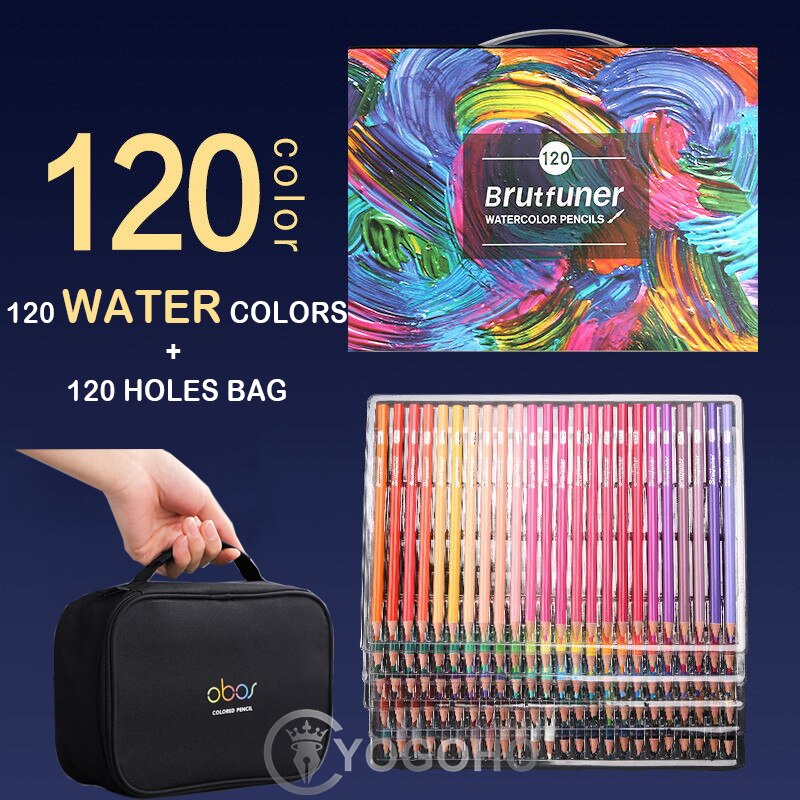 180/120/72/48 Colors Brutfuner Colored Pencils wit... – Grandado