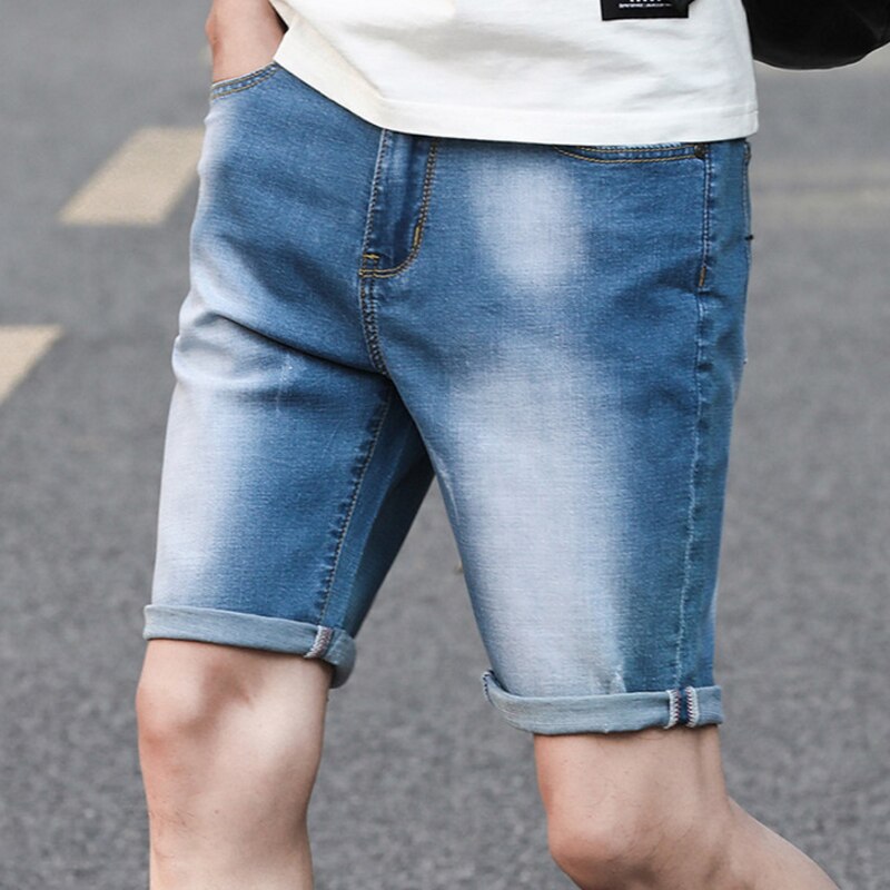 Men Breathable Summer Denim Shorts Male Casual Cot... – Vicedeal
