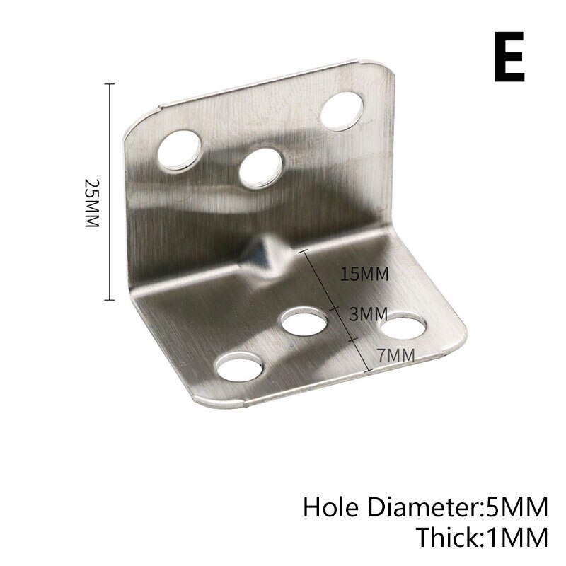 1Pcs Stainless Steel Corner Code L Type Code Round... – Grandado