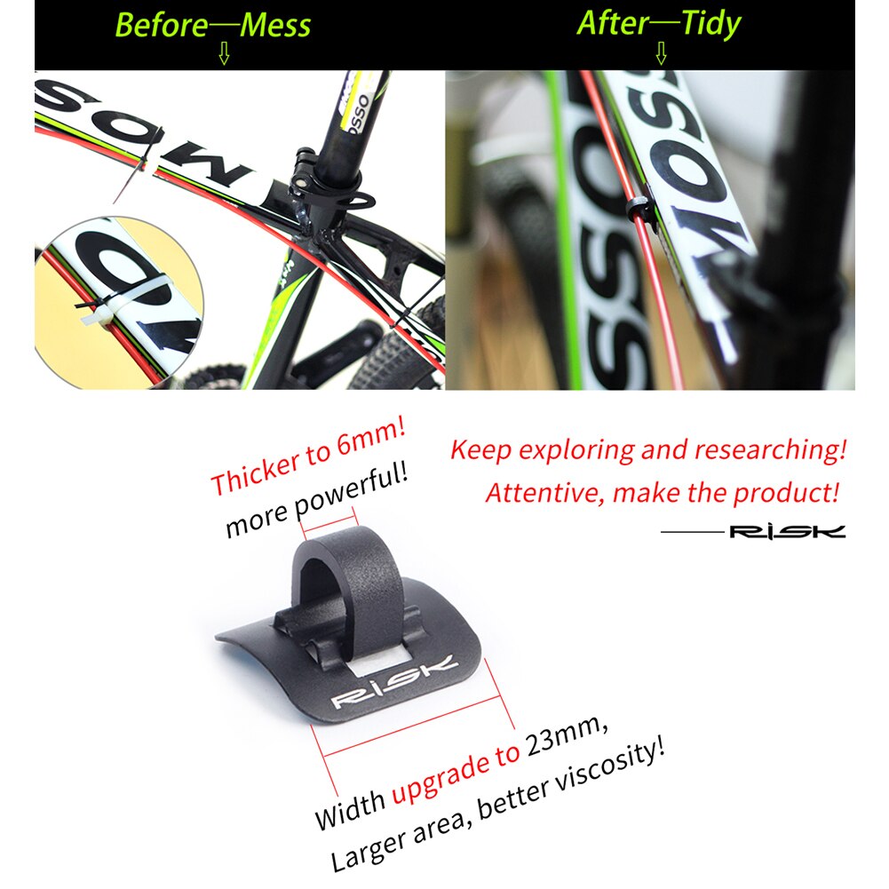 Bicycle Cable Housing Frame Brake Cable Fixed Clip... – Grandado