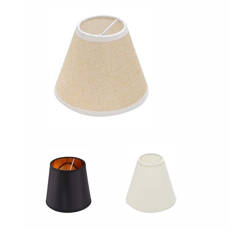 3Pcs Lamp Shade Linen Fabric Lamp Cover for Chande... – Vicedeal