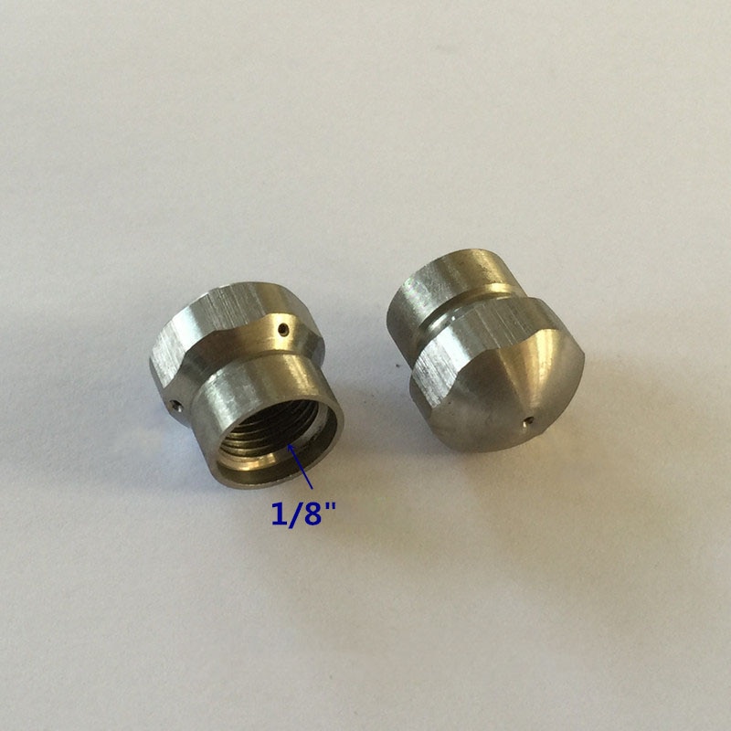 Rustfrit stål højtryks kloakrens dyse indvendigt g... – Grandado