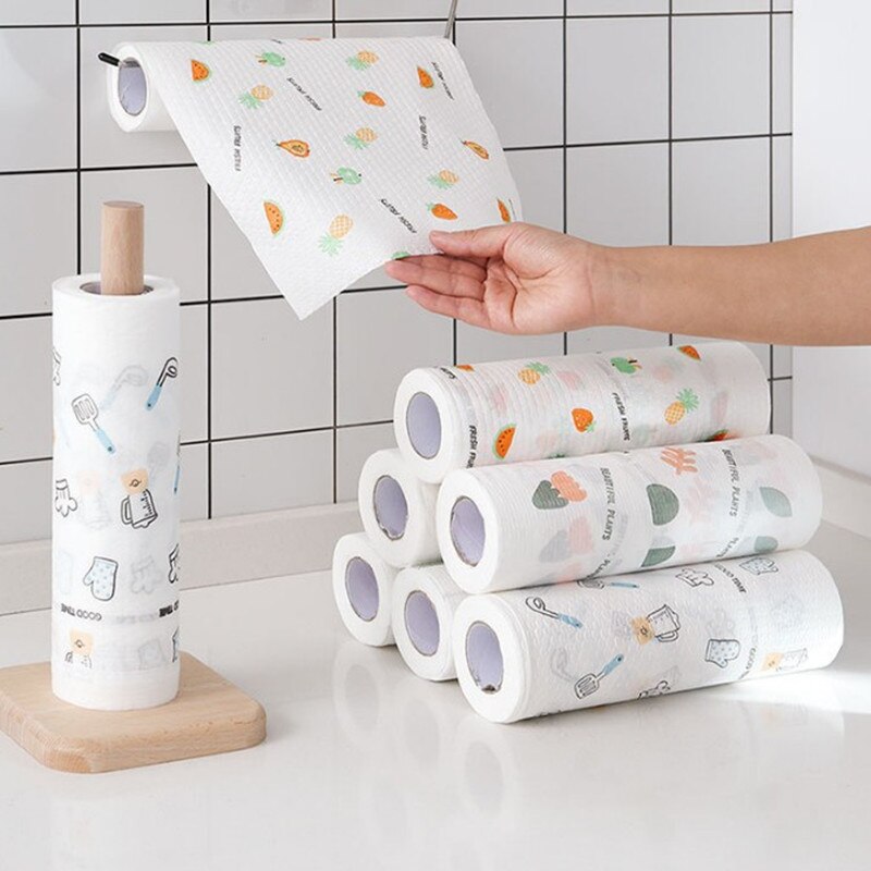 Disposable Lazy Rags Kitchen Cleaning Dish Towels ... – Grandado