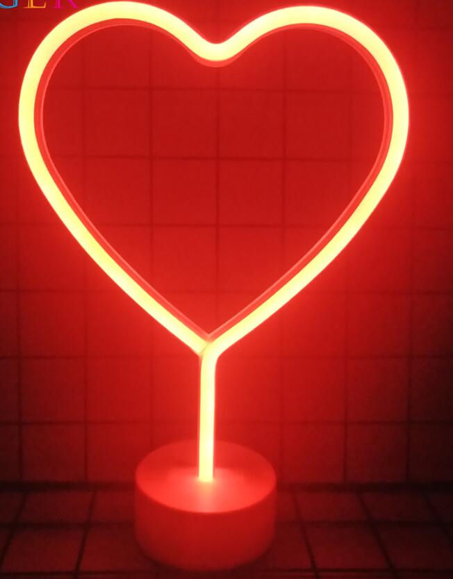 TONGER Neon- Nacht Lampe Schreibtisch Lampe Kaktus... – Grandado