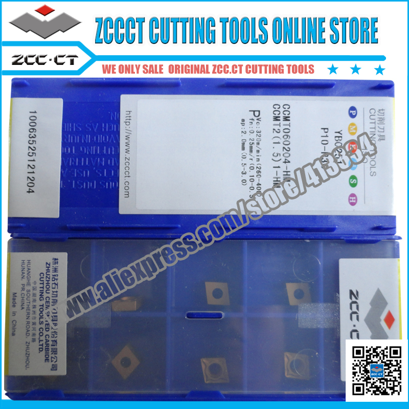 10pcs ZCC.CT turning tool insert CCMT060204 -HM YB... – Grandado