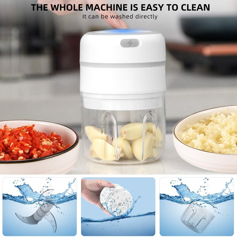Electric Mini Garlic Chopper Portable Food Chopper... – Grandado