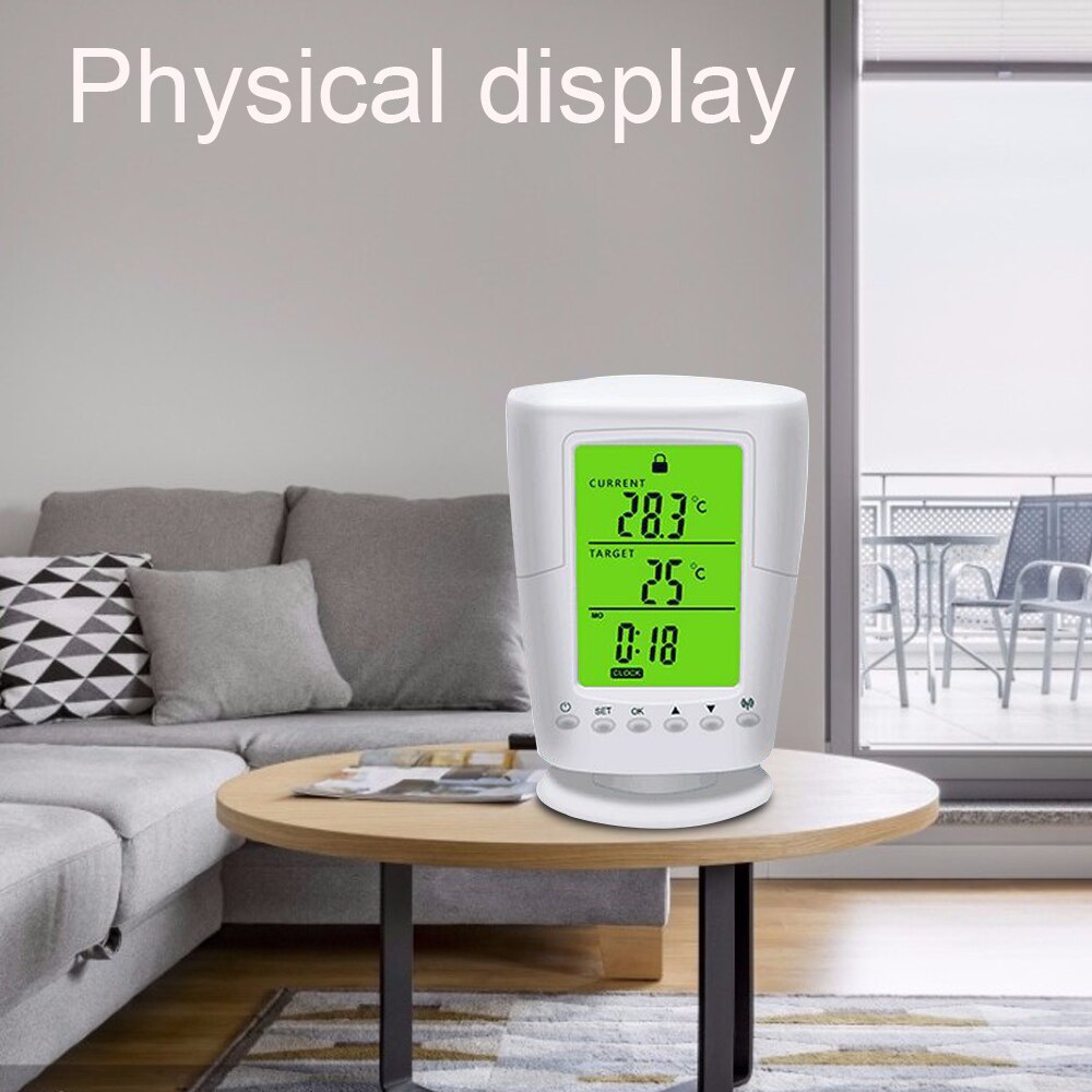 Programmable Wireless Thermostat Socket White Auto... – Vicedeal