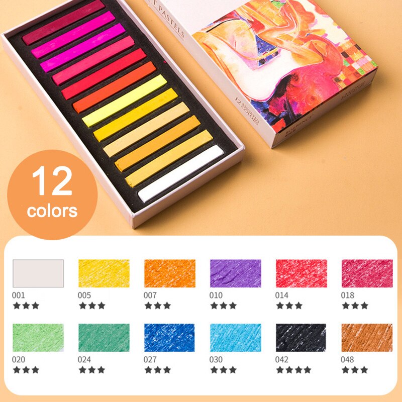 Soft Pastel Set Square Pastels Chalks Square Artis... – Vicedeal