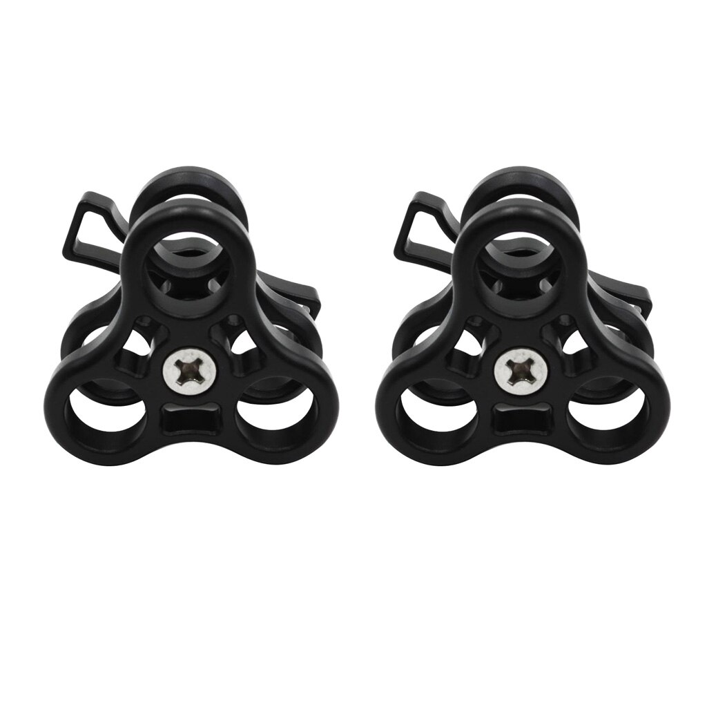 2 Stuks 1 ''Inch Aluminium Standaard Bal Klem 3 Ho... – Grandado