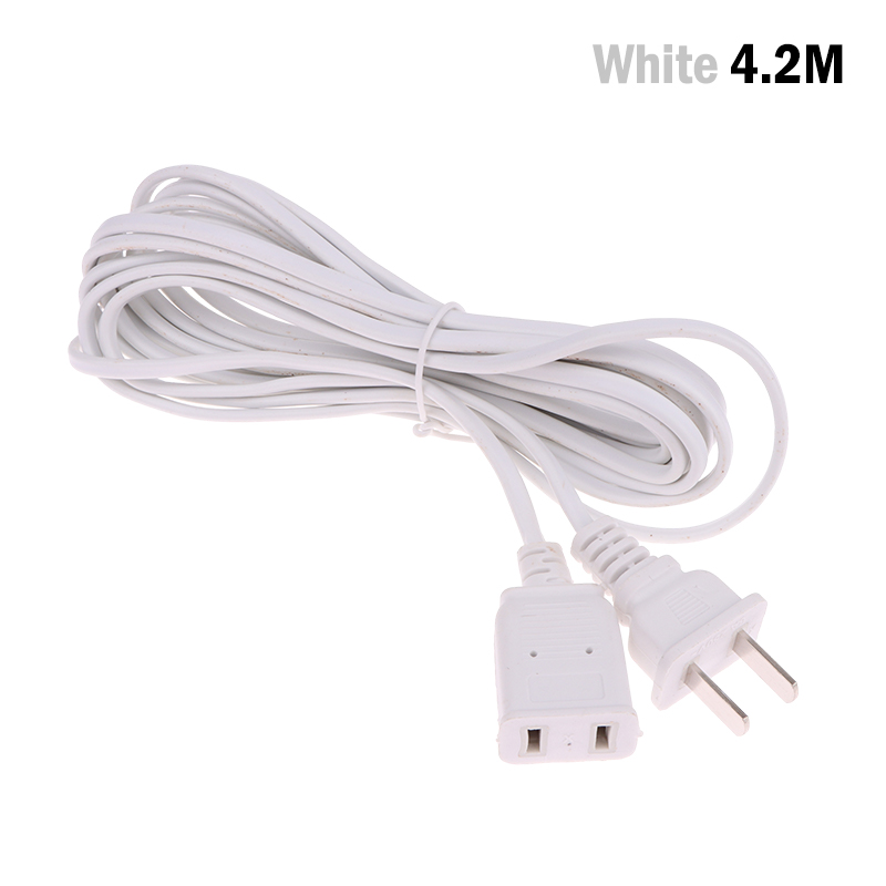 1PC AC Power Cord White Black Line With On/Off Swi... – Grandado
