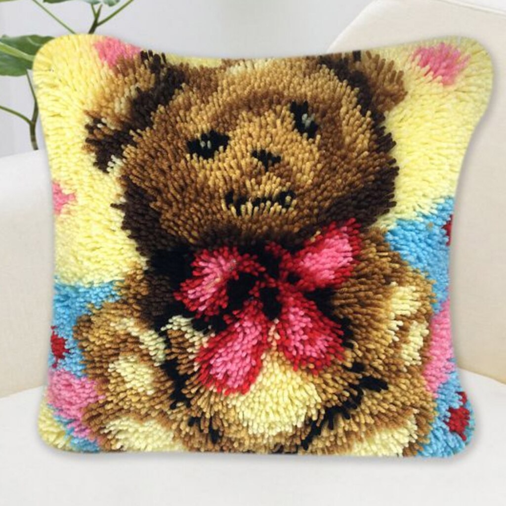 Kussen haak kits borduren kussen bankkussen - scha... – Vicedeal