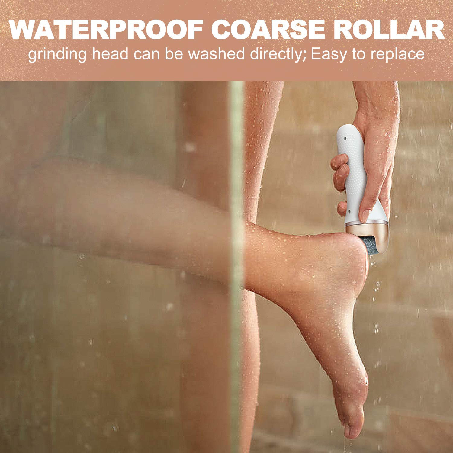 Rechargeable Electric Foot Care Waterproof Tool Gr... – Grandado