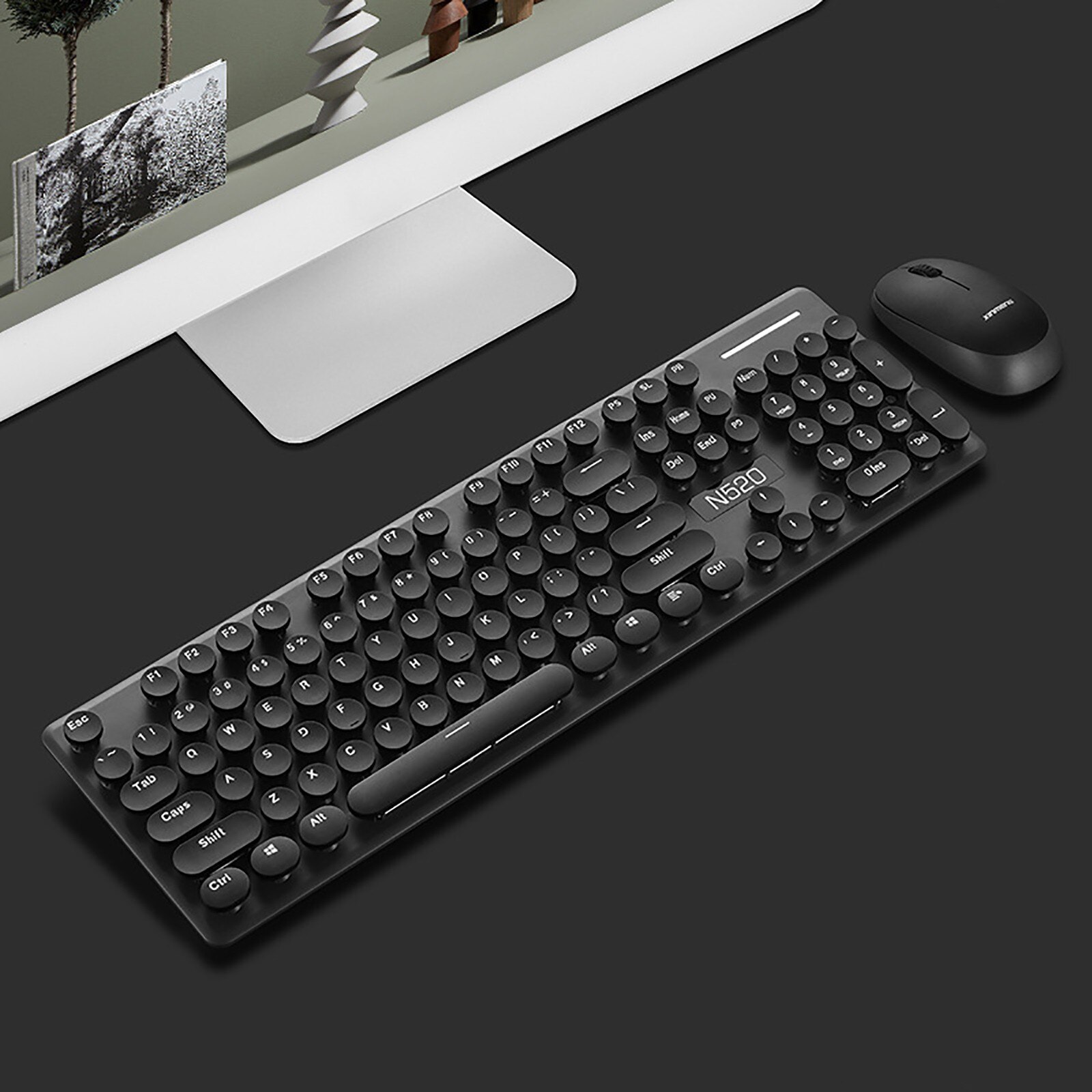 2.4G wireless mechanical keyboard and mouse set, r... – Vicedeal