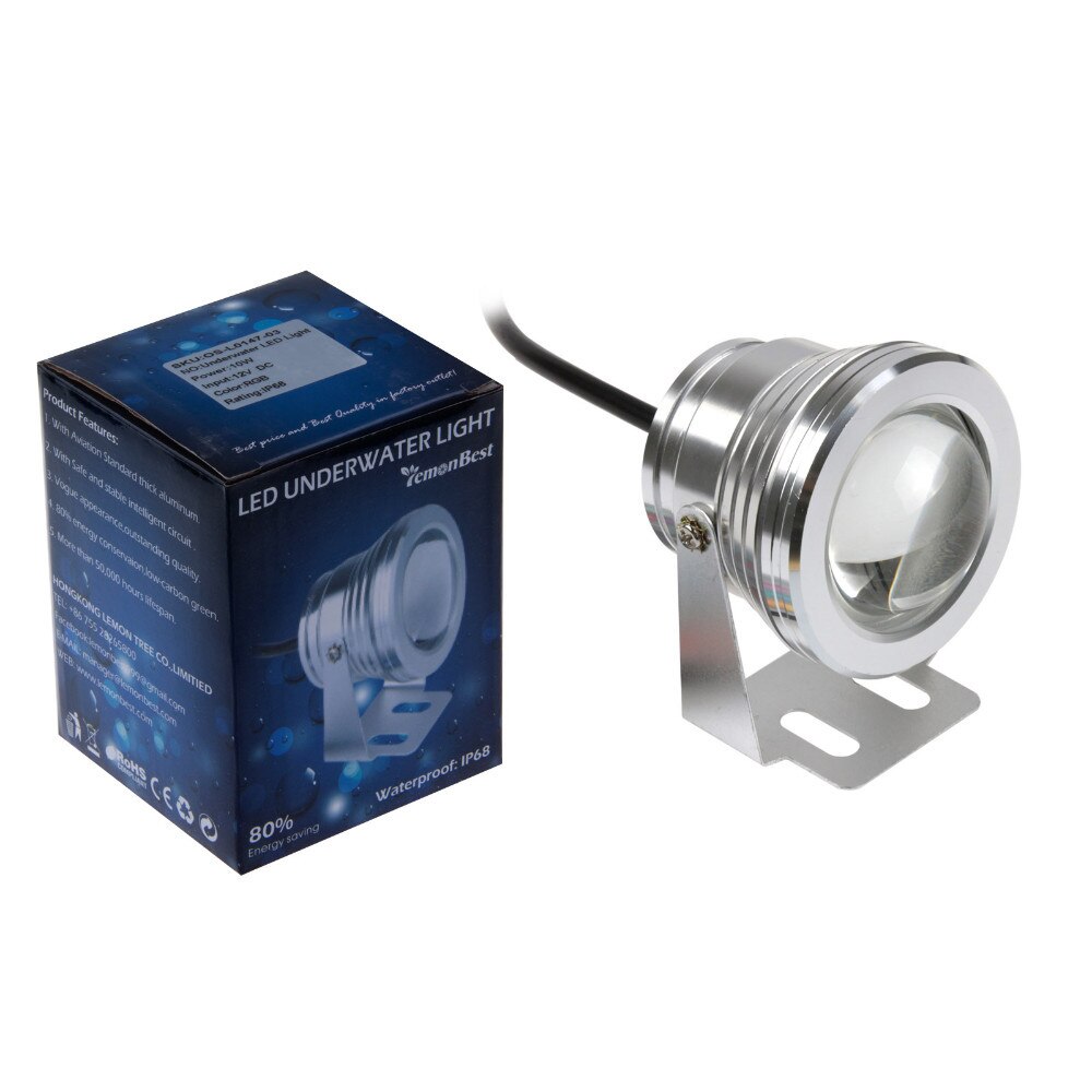 IP68 COB LED Onderwater Spotlight Lamp 12 Kleuren ... – Vicedeal