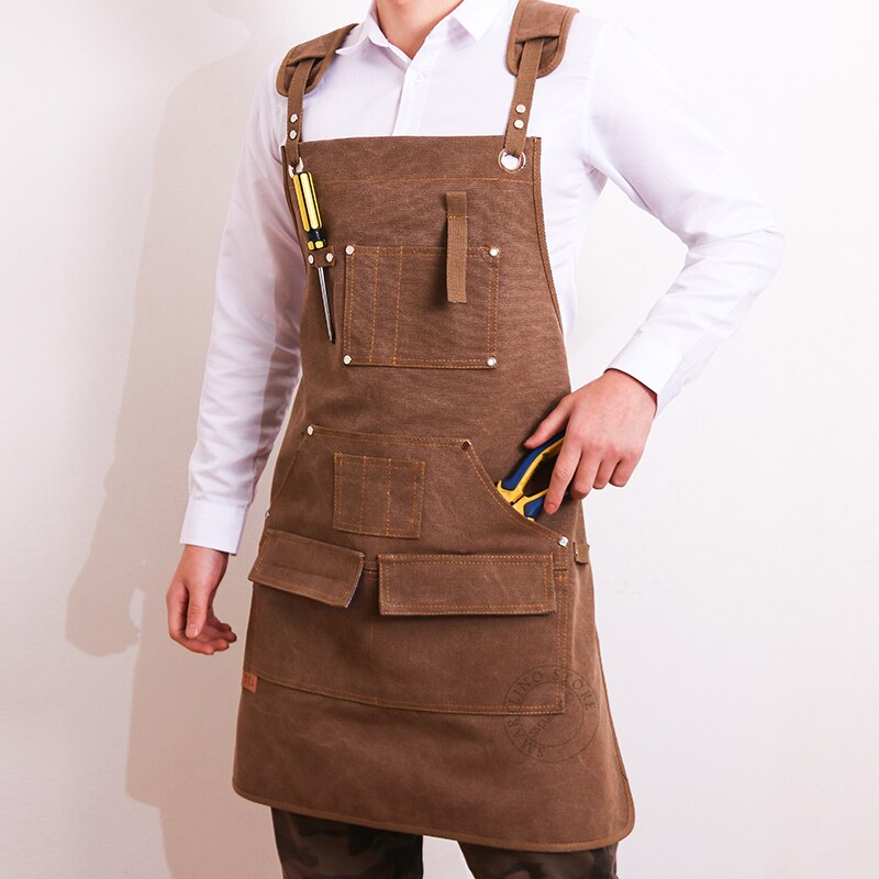 Unisex Work Apron With Multi-function Tool Pocket ... – Grandado