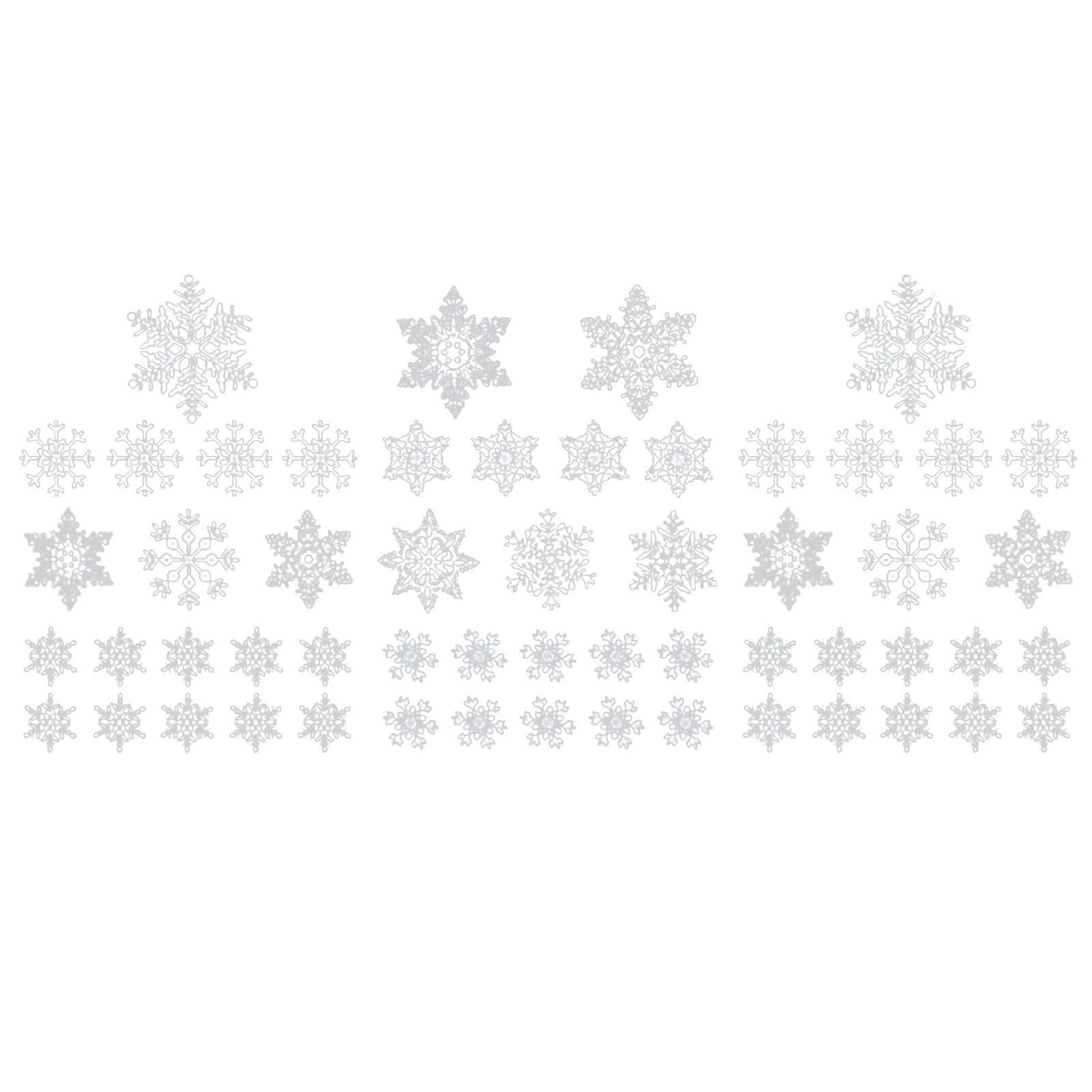 winter snow window Stickers Home window electrosta... – Grandado