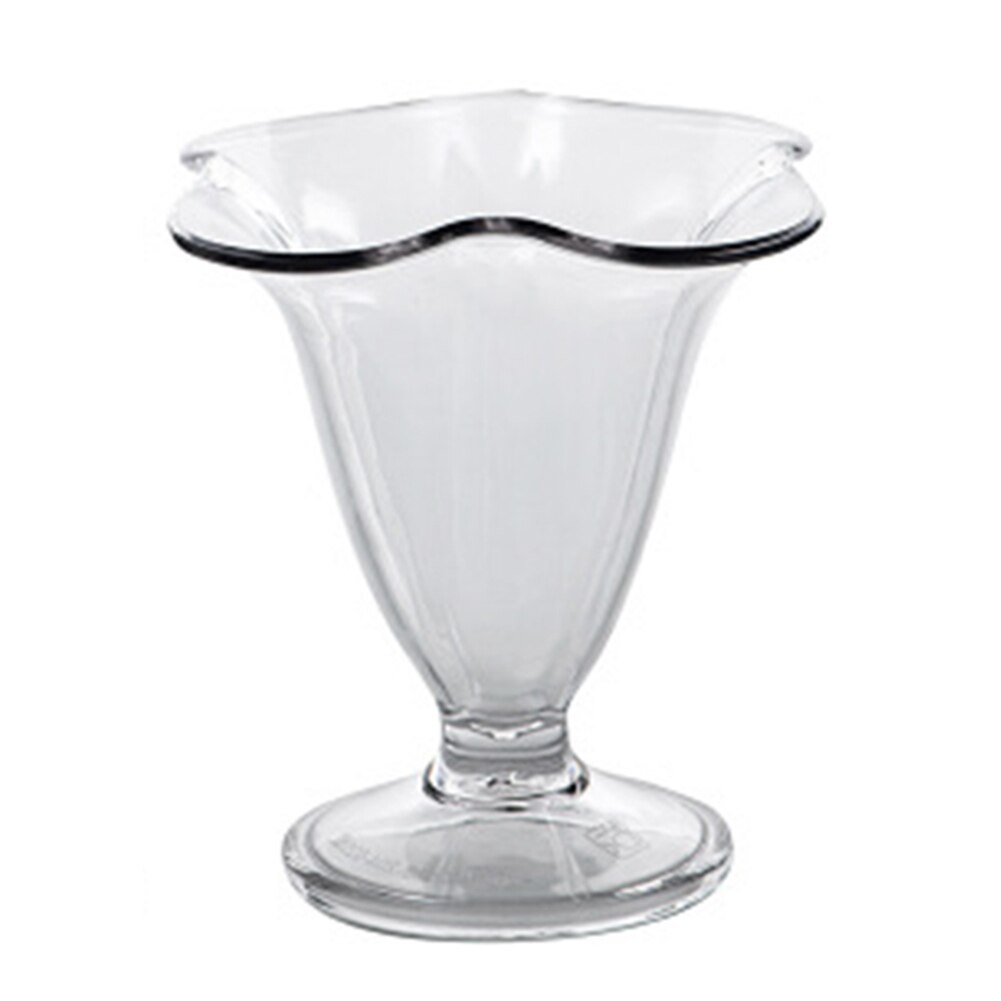 Sundae and Dessert Cup Ultra Clear See Through Thick Solid Base Acrylic ...