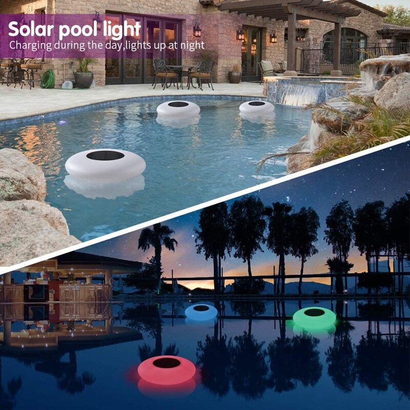 Solar Swimming Pool Light LED Colorful Inflatable ... – Vicedeal