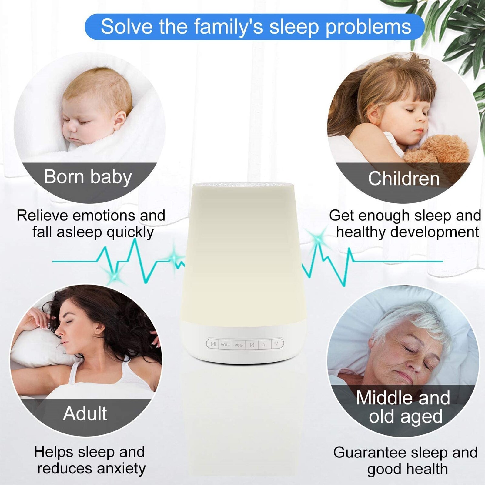 Music Portable Smart Therapy Sound Machine Baby Re... – Vicedeal