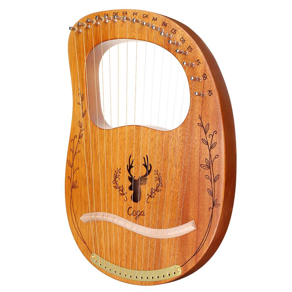 CEGA 16 strings Lyar Portable Mahogany Harp Mini K... – Grandado