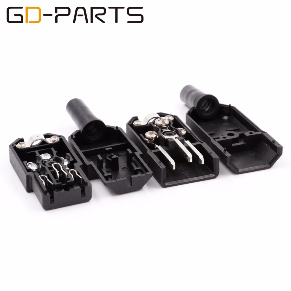 Gd Parts Iec320 C14 Male Female Power Plug Connect Grandado