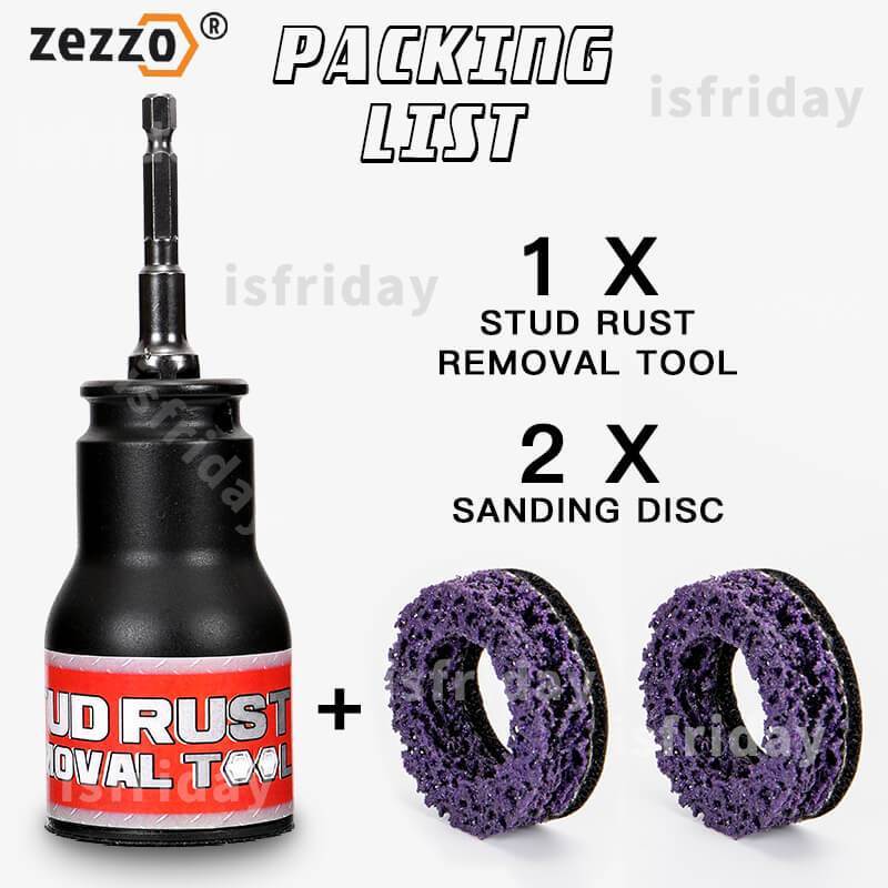 Zezzo Stud Rust Removal Tool Fast And Easy Rust Re... – Grandado