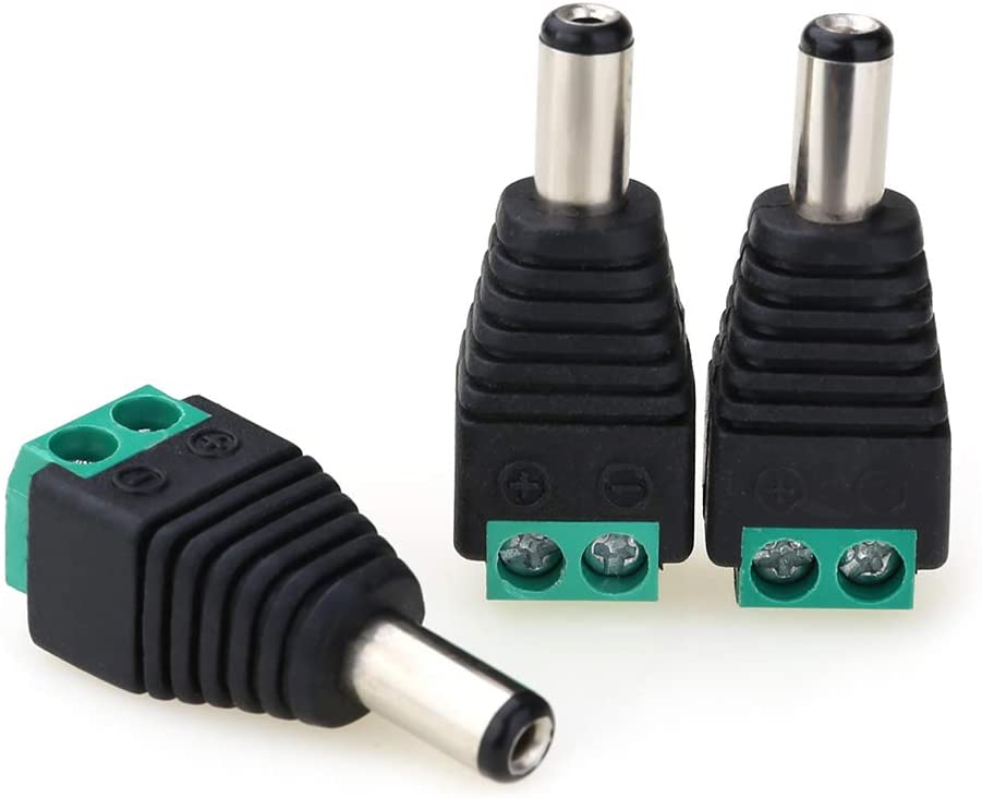 2.1x5.5MM 12V Male DC Power Jack Plug Adapter Conn... – Grandado