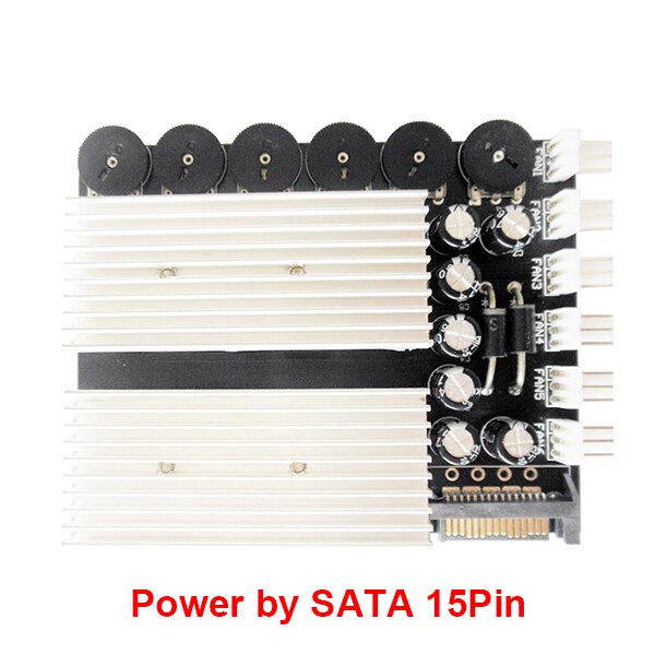 En-Labs 6 Channel 3 pin 4 pin Computer CPU Cooler ... – Grandado