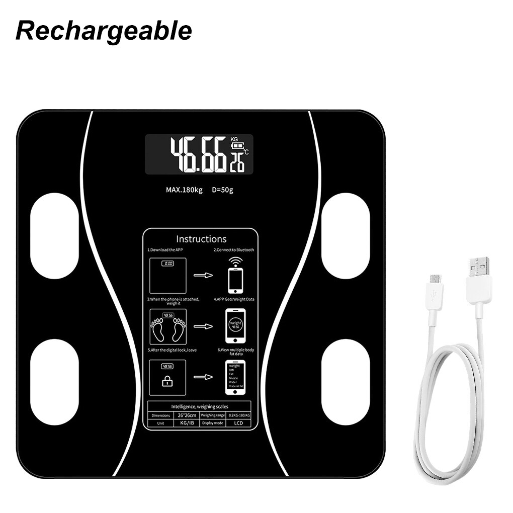 Body Fat Scale Smart Wireless Digital Bathroom Wei... – Vicedeal