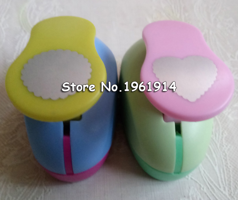 Wave Heart and Wave Circle Shape 1 inch hole punch... – Grandado