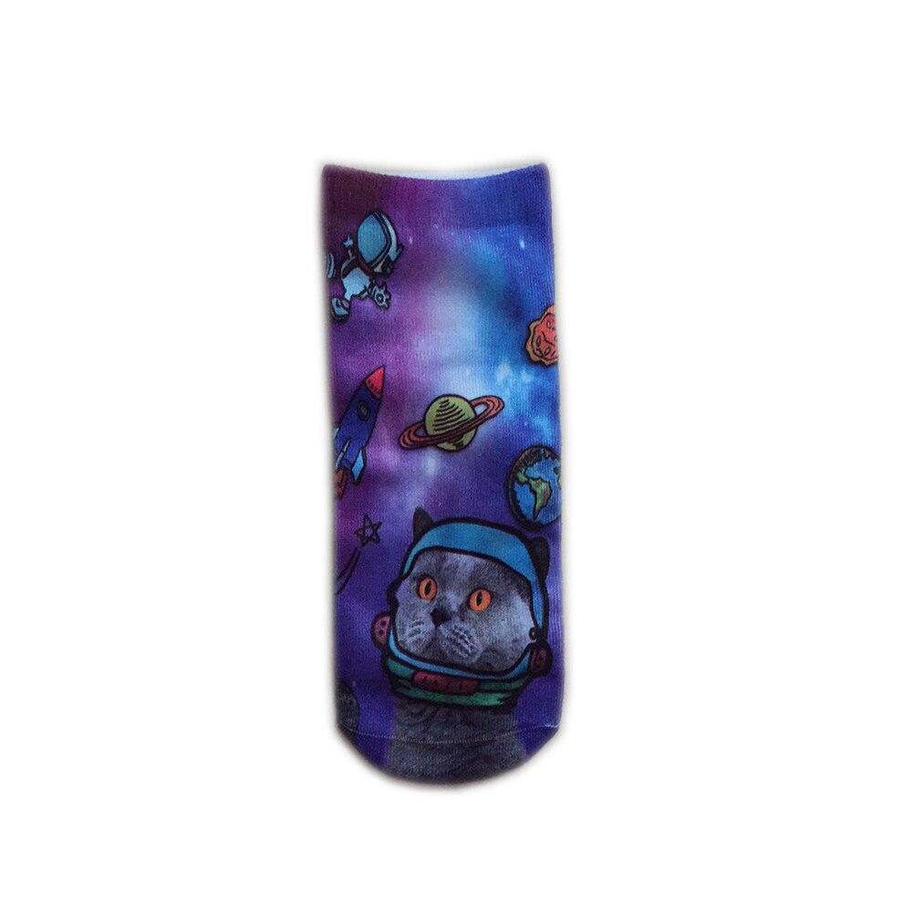1Pair Unisex Cartoon Animal Funny Short Boat Socks... – Grandado