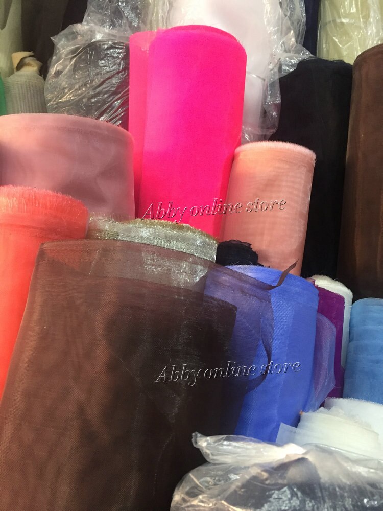 1 Meter polyester crin mesh fabric 140 width net f... – Grandado