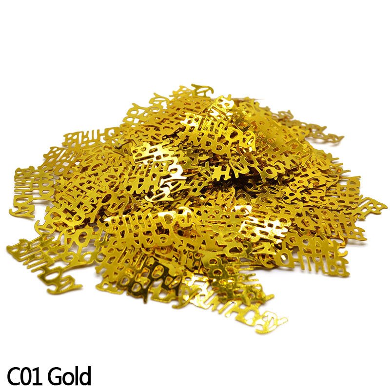 15 G/pak Gelukkige Verjaardag Letters Tissue Papie... – Grandado