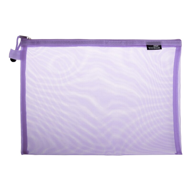 E65A Multi-color File Organizer Bag Zip-up Mesh St... – Grandado