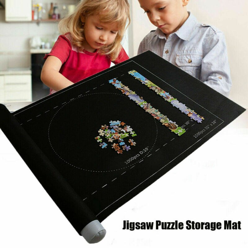 Jigsaw Puzzle Roll Storage Mat Puzzle Felt Saver F... – Grandado
