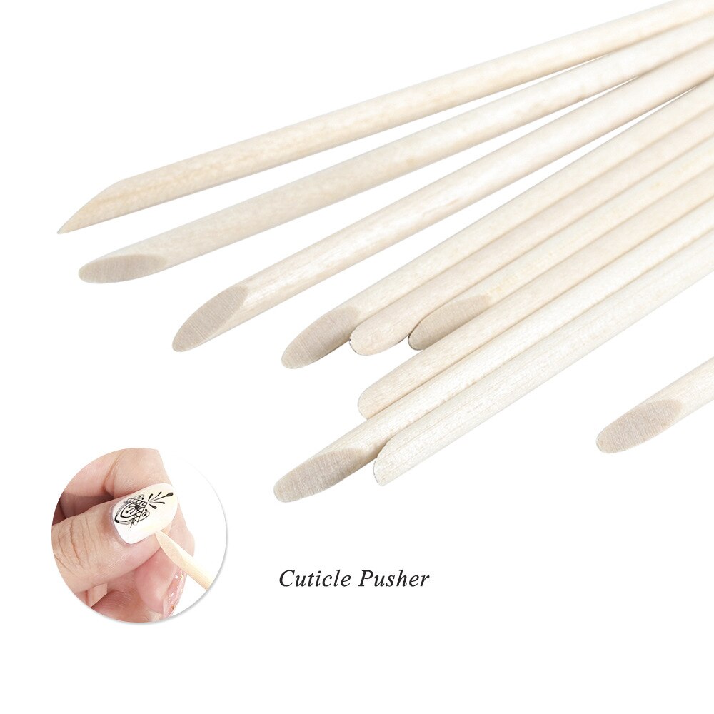 3 Different Sizes Orange Wood Stick Double Head Cu... – Grandado