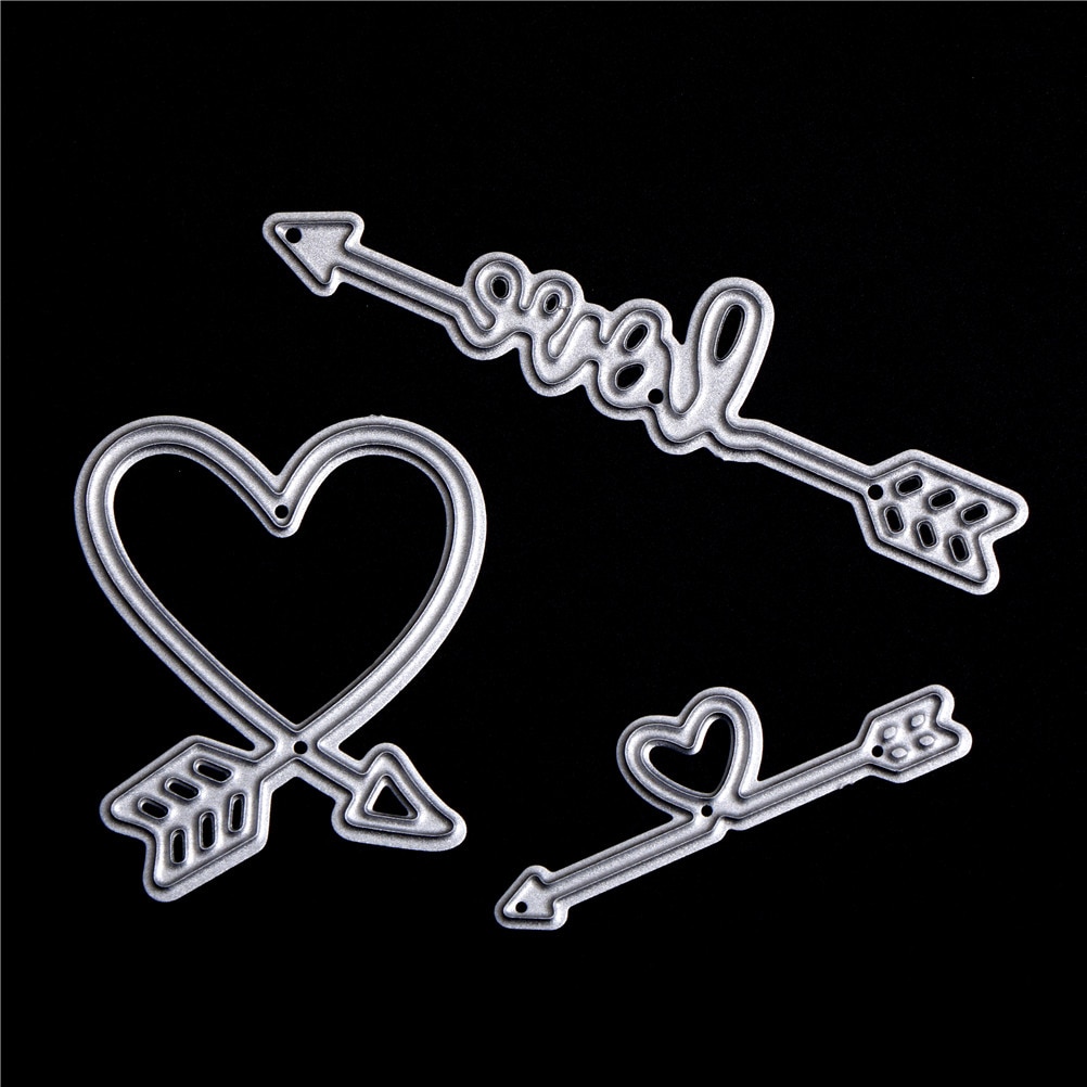 Love Arrows Metal Cutting Dies For Scrapbooking St... – Vicedeal