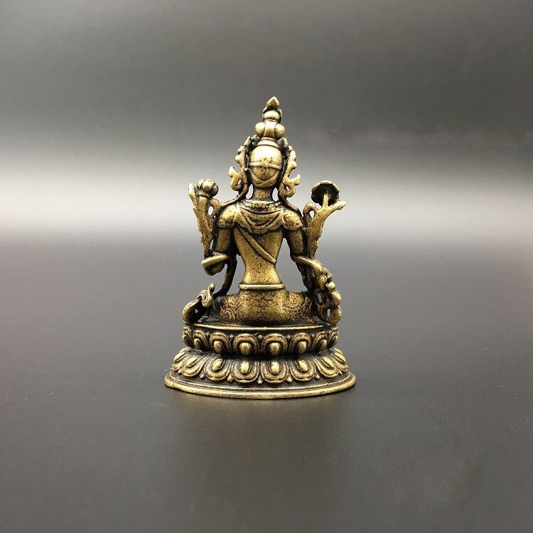 Collection Chinese Copper Carved Green Tara Bodhis... – Grandado