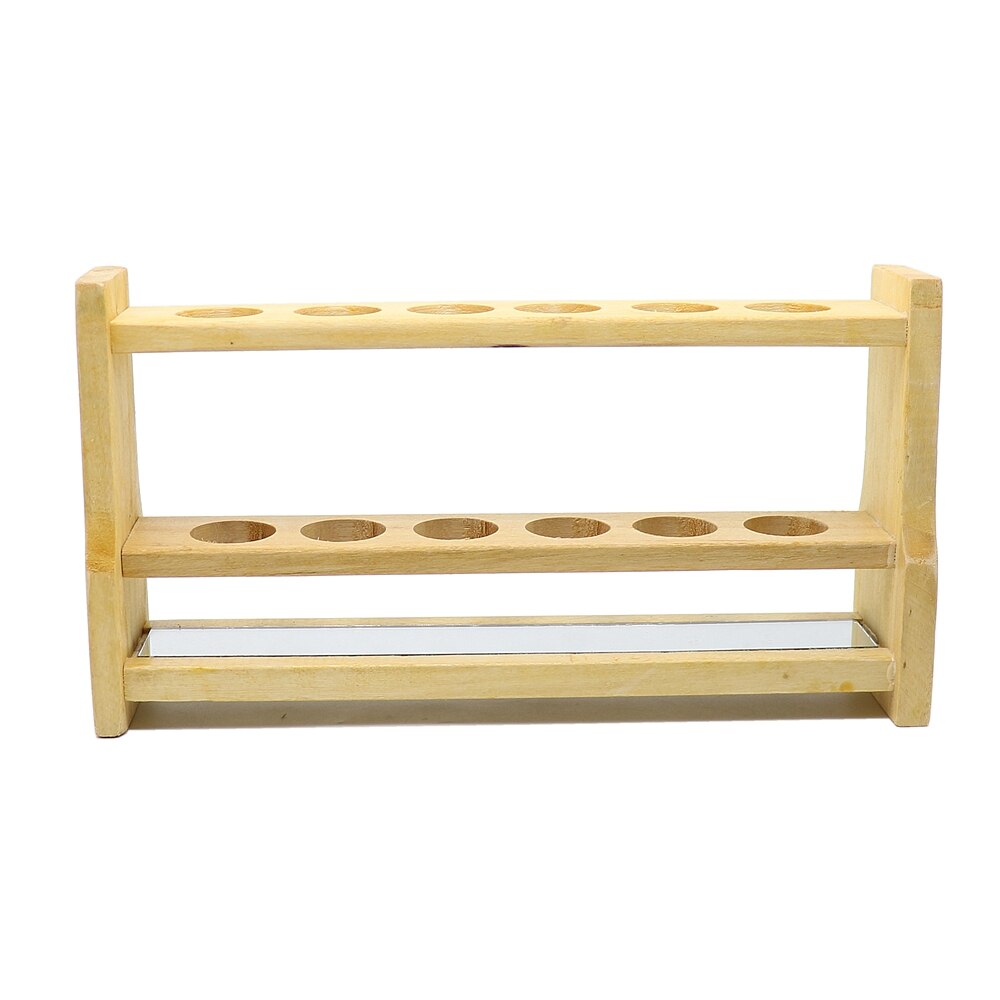 6 Hole Wooden Colorimetric Test Tube Rack Thick Wo... – Grandado