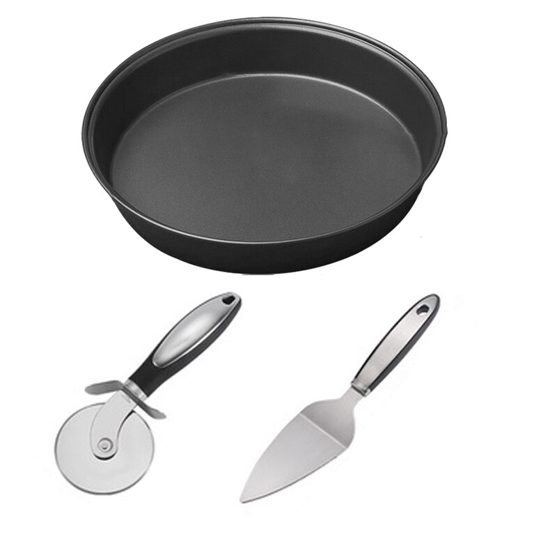 8 Inch Pizza Pan Pizza Cutter Non-stick Pizza Plaa... – Grandado